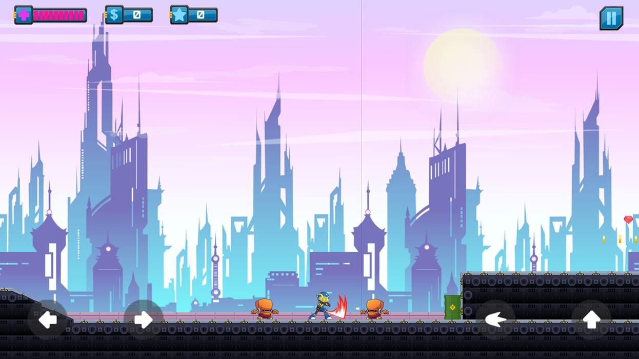 Cyber Knight Slashman - Construct 2/3 Game by Gamecoutz | CodeCanyon